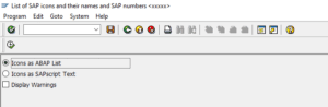 SAP: using icons in ABAP (with code samples)