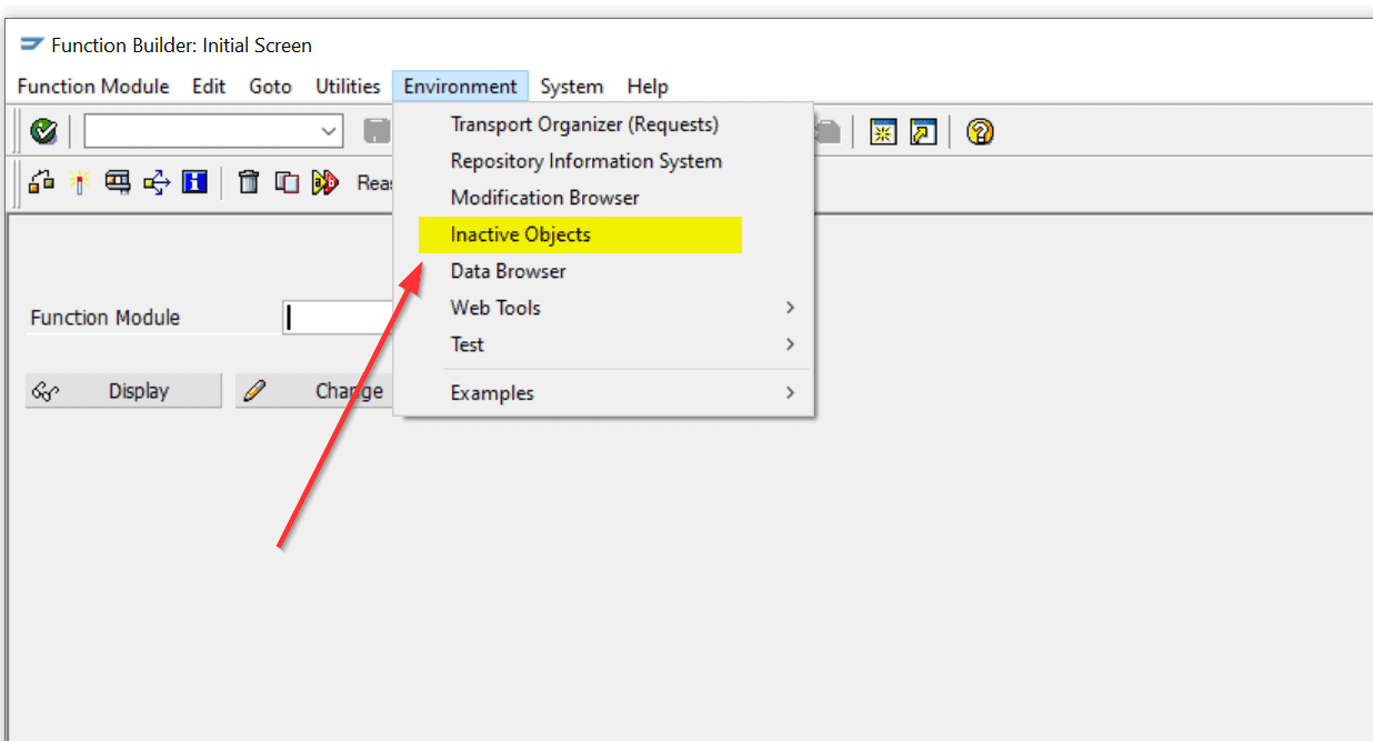 Sap How To Find Inactive Abap Objects Heiko Evermanns Developer Notes